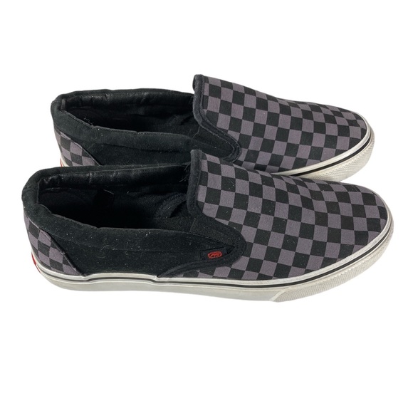 Ecko Unlimited | Shoes | Ecko Unltd Gray Checkerboard Slip On Sneaker ...